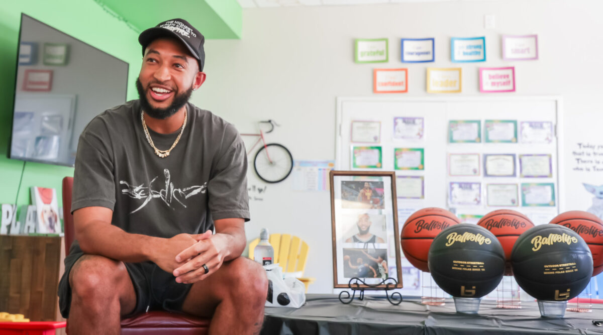 NBA Player Motivates Local Youth - Hope through Housing Foundation